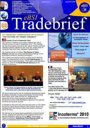 eBSI TradeBrief eZine – Issue 5 – eBSI Export Academy