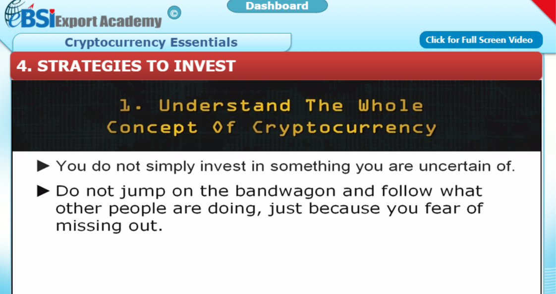 Cryptocurrency Essentials – eBSI Export Academy