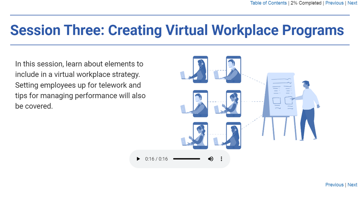 Managing the Virtual Workplace – eBSI Export Academy