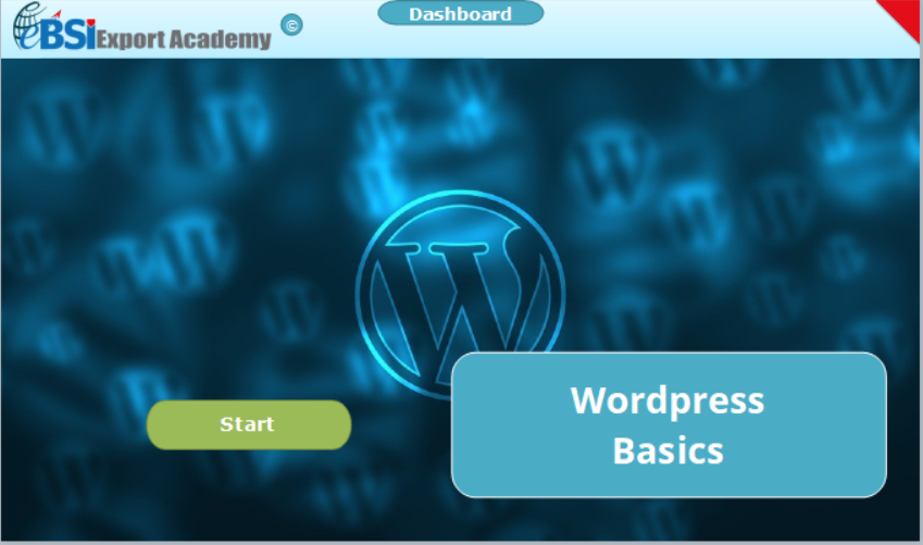 Wordpress Basics – eBSI Export Academy