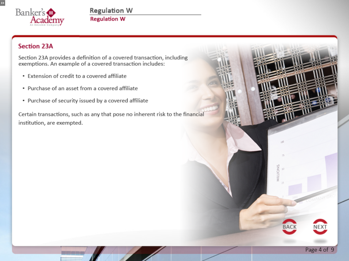 Regulation W – eBSI Export Academy