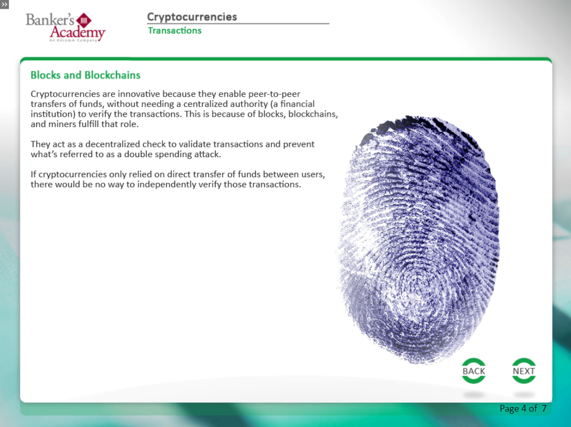 Cryptocurrencies – eBSI Export Academy