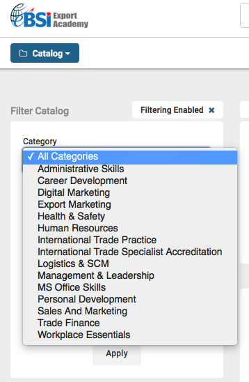 ITFA MEMBER SPECIAL OFFER - CPD Catalog Monthly Subscription for Group – eBSI Export Academy