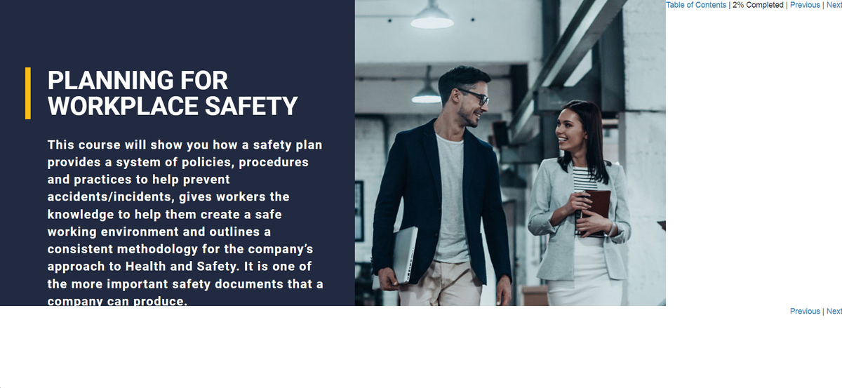 Planning for Workplace Safety – eBSI Export Academy