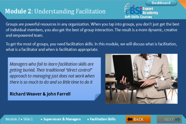 Facilitation Skills – eBSI Export Academy