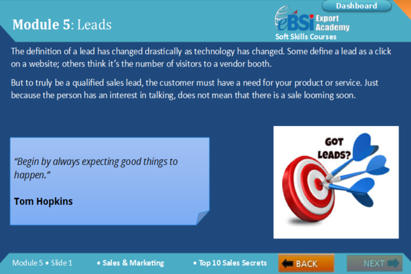 Top 10 Sales Secrets – eBSI Export Academy