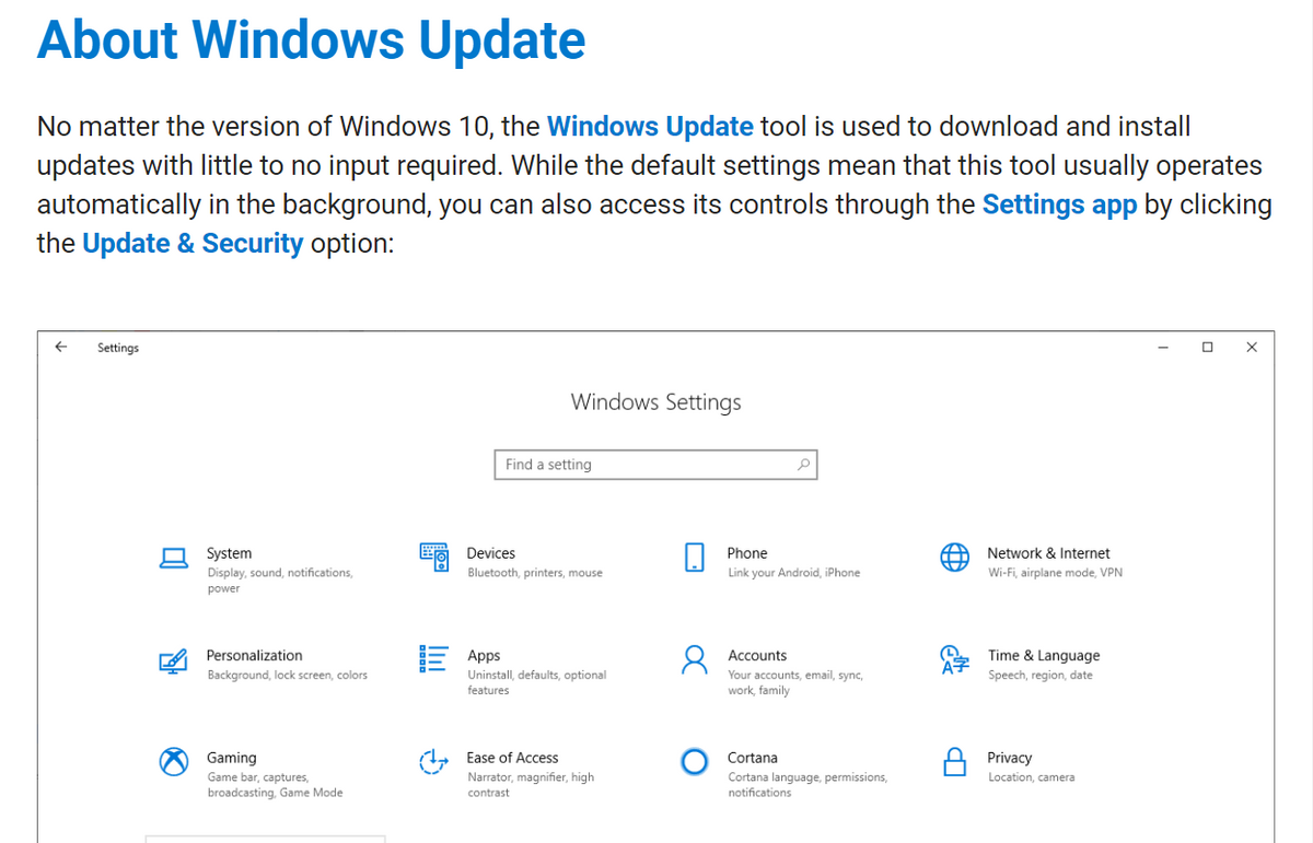 Windows 10: May 2019 Update – eBSI Export Academy