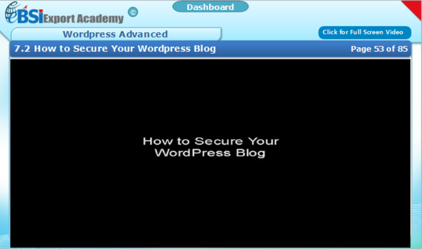 Wordpress Advanced – eBSI Export Academy