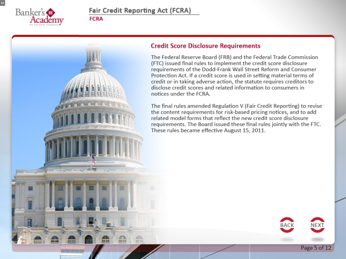 Fair Credit Reporting Act (FCRA) – eBSI Export Academy