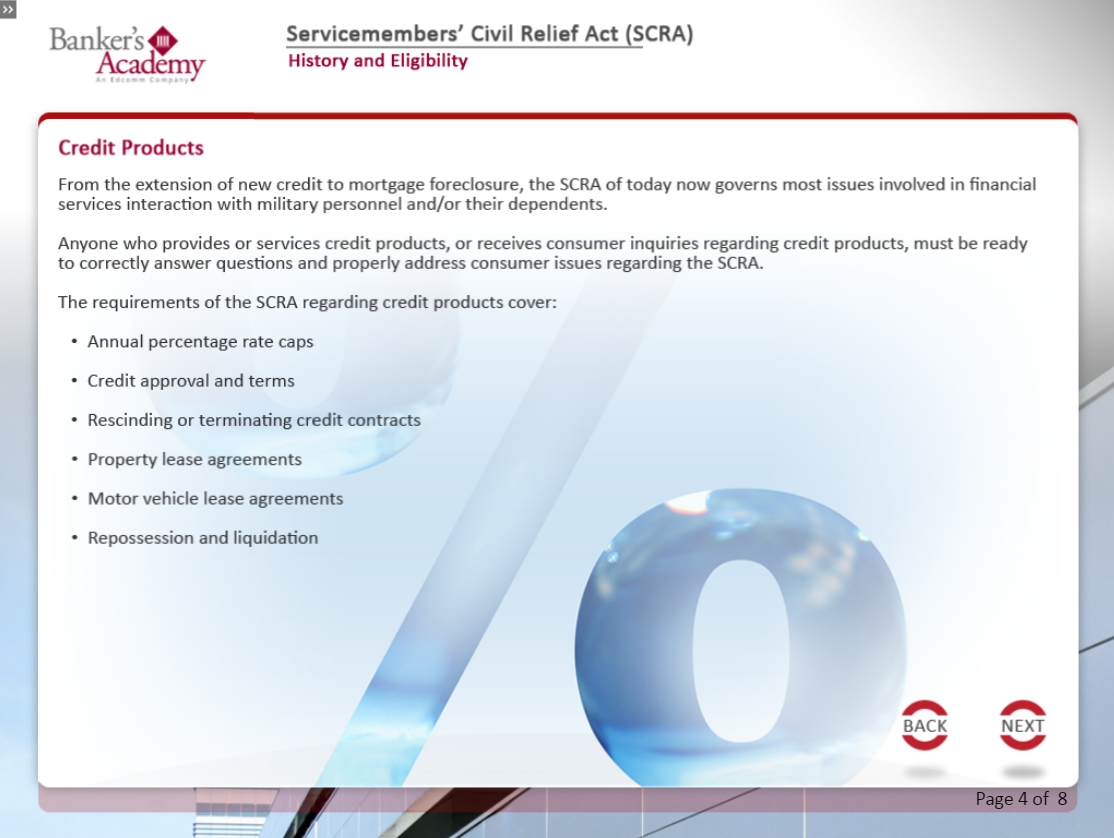 Service-members Civil Relief Act (SCRA) – eBSI Export Academy