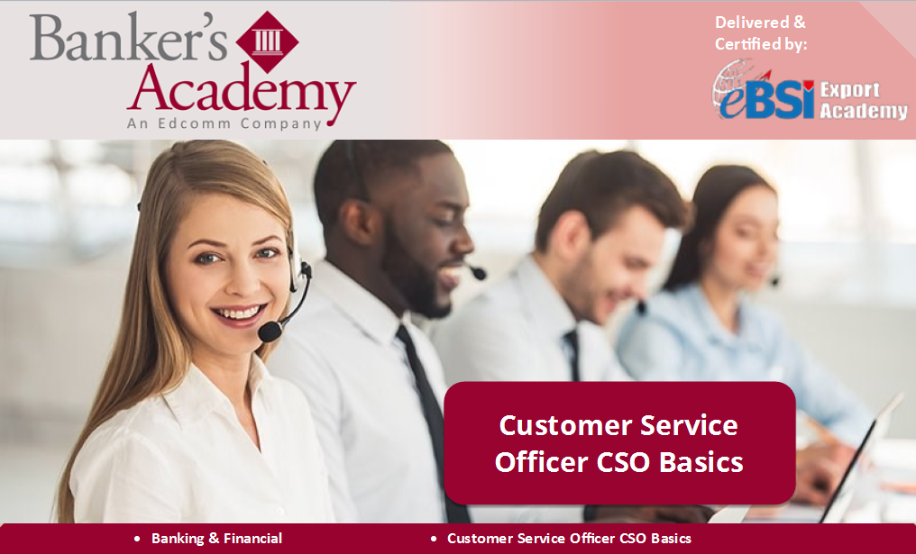 Customer Service Officer CSO Basics – eBSI Export Academy