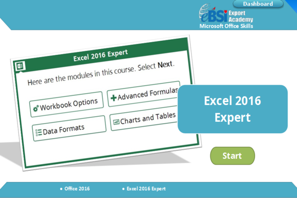 Excel 2016 Expert – eBSI Export Academy