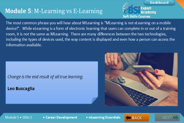 mLearning Essentials – eBSI Export Academy